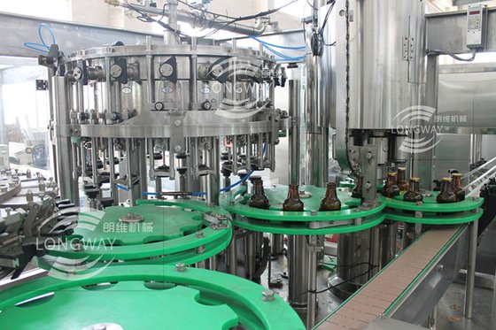 100% Factory   Pull Ring Cover Carbonated water cold Filling Machine (Monobloc Type )