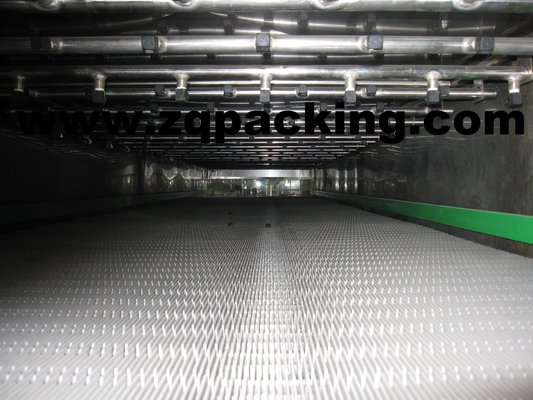 100% Factory Sale Spraying Cooling Tunnel for Hot Filling Fresh Juice Production Line
