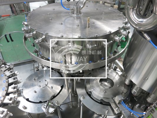 100% FactoryOmron Touch Screen Control PET Bottle Sparkling Drinks Washer Filler Capper Three in one machine for kenya