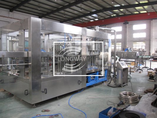 100% Factory Omron Human control Pannel PET bottle carbonated beverage Washing Filling Capping Machine for Kenya