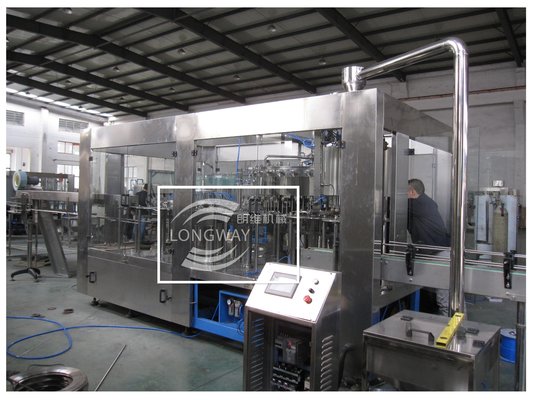 100% Factory Omron Human control Pannel PET bottle carbonated beverage Washing Filling Capping Machine for Kenya