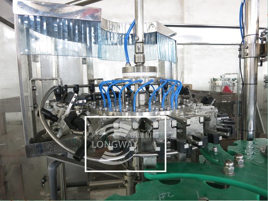 100% Factory Omron Electric Brand Fizzy Water Glass bottle PET Bottle Filling Machine for Indonesia market