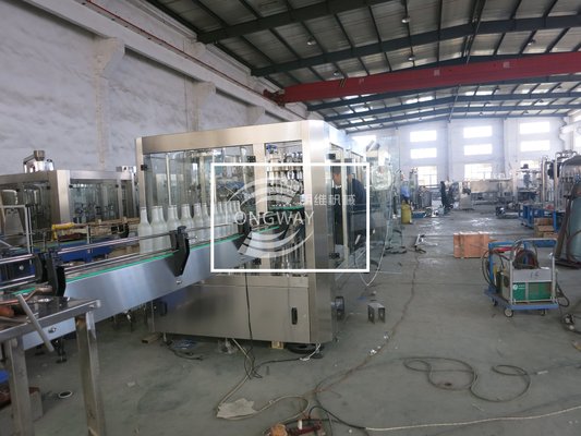 100% Factory Omron Electric Brand Fizzy Water Glass bottle PET Bottle Filling Machine for Indonesia market