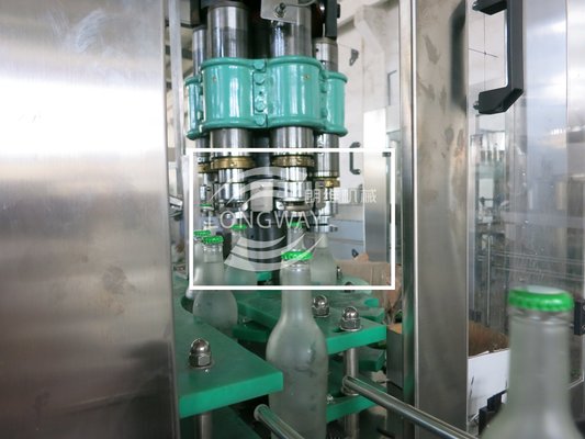 100% Factory Omron Electric Brand Fizzy Water Glass bottle PET Bottle Filling Machine for Indonesia market