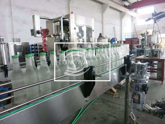 100% Factory Omron Electric Brand Fizzy Water Glass bottle PET Bottle Filling Machine for Indonesia market
