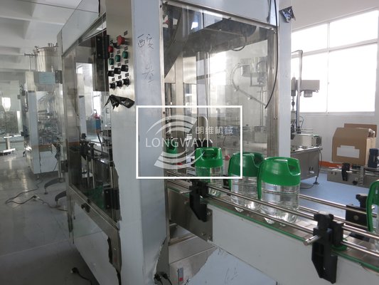 plastic bottle soy sauce filling capping labeling machine