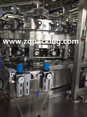 Fully Automatic 250ml aluminum can filling machine 2 in 1 filling machine canning machine