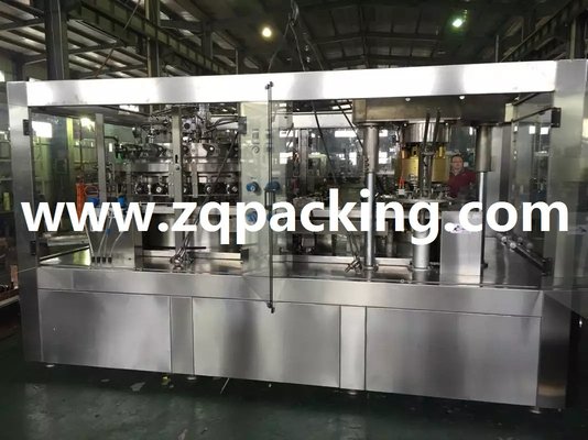 New Design Monobloc fizzy drink canning plant/Bubble Water Filling Machine with CE document