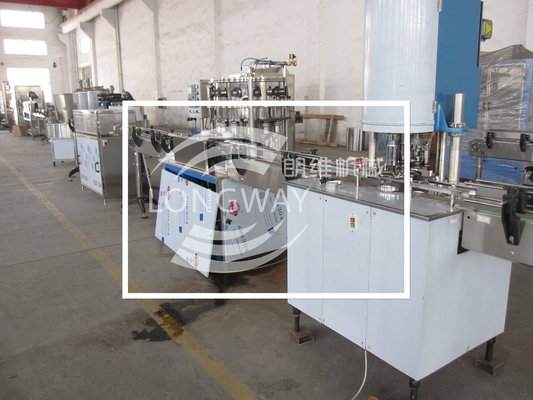 Fully Automatic 250ml aluminum can filling machine 2 in 1 filling machine canning machine
