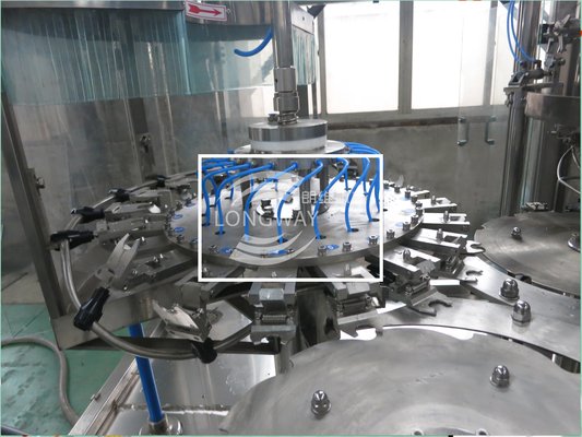 Long warranty  3 in 1 Automatic Gas drink Rotary Rinser Filler capper machine