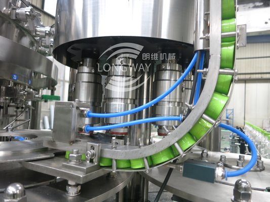 0.3-2.5Liter Automatic Soda Drink Filling Equipment/Machine/ bubble drink with gas filling machine/Cold Filler