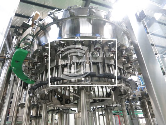 Long warranty  3 in 1 Automatic Gas drink Rotary Rinser Filler capper machine