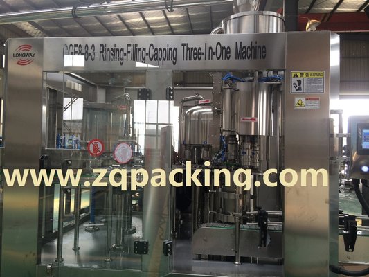 Purified water manufacturing equipment,drink water bottling equipment ,All in one washing filling capping for water
