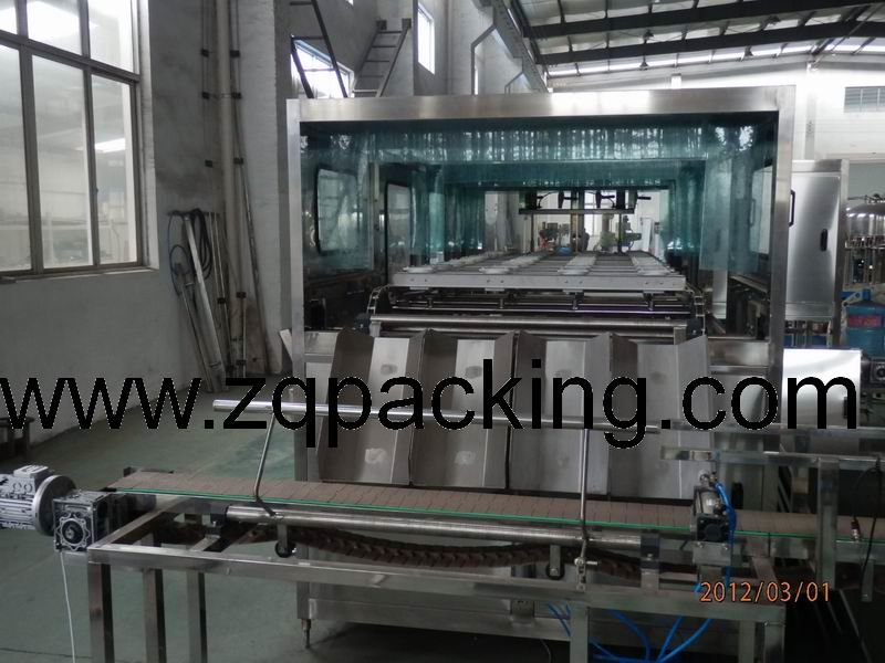 Washing / Capping 5 Gallon Barrel Filling Machine, QGF Series Barreled Production Line