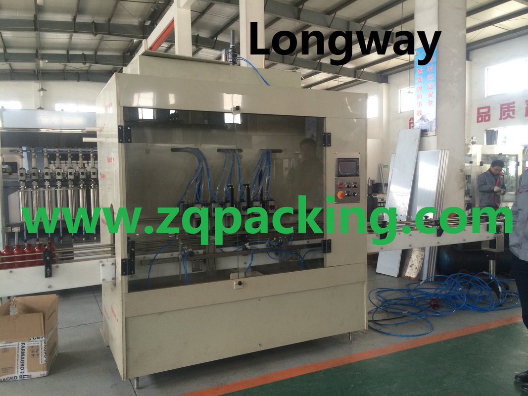 100% factory for sale automatic 84 packing line (Round bottle feeding machine,filling ,capping .labeling ,boxing )