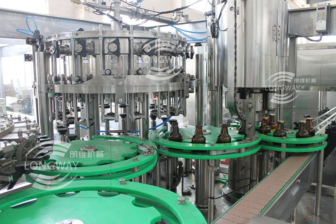 100% Factory   Pull Ring Cover Carbonated water cold Filling Machine (Monobloc Type )