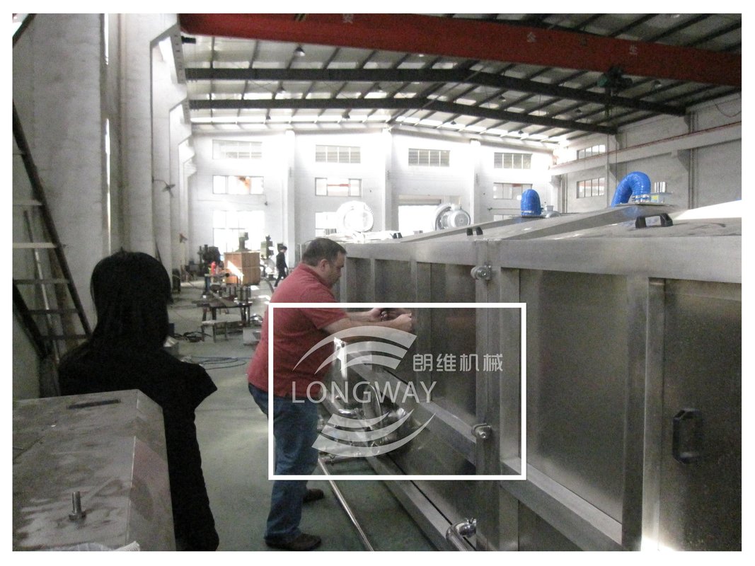 100% Factory Sale Spraying Cooling Tunnel for Hot Filling Fresh Juice Production Line