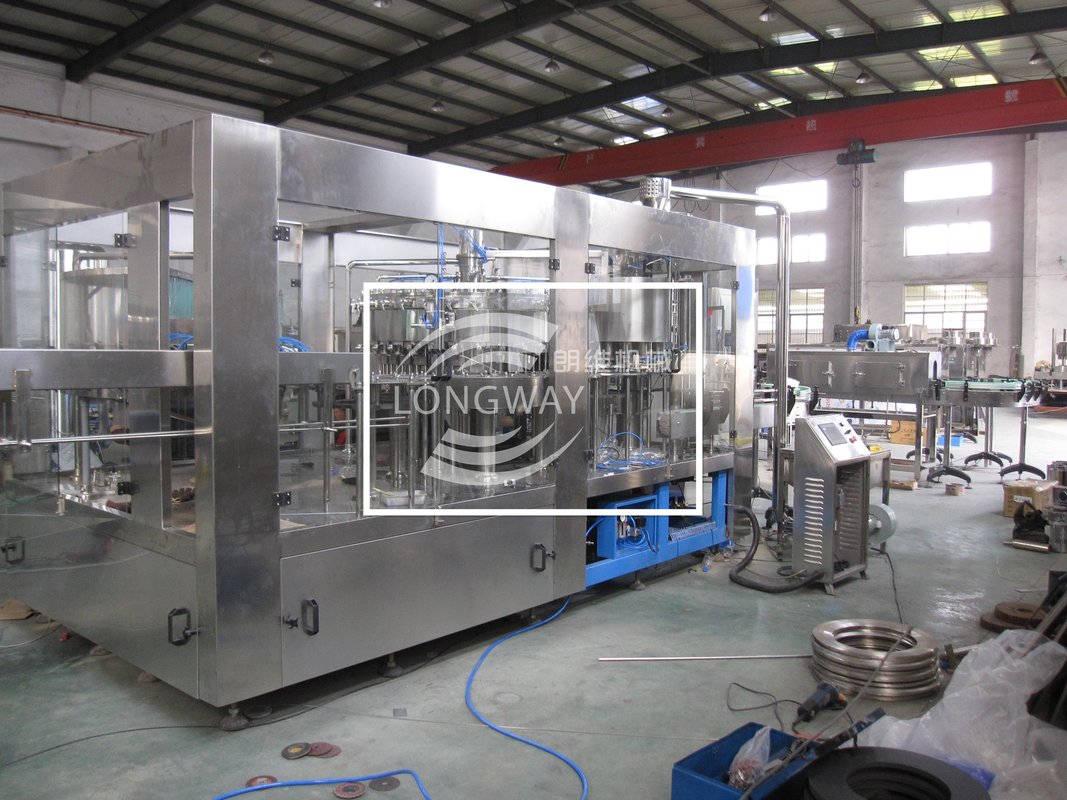 100% Factory for sale Jiangsu manufacturer plastic bottle carbonated drink filling plant with cap sterilizer