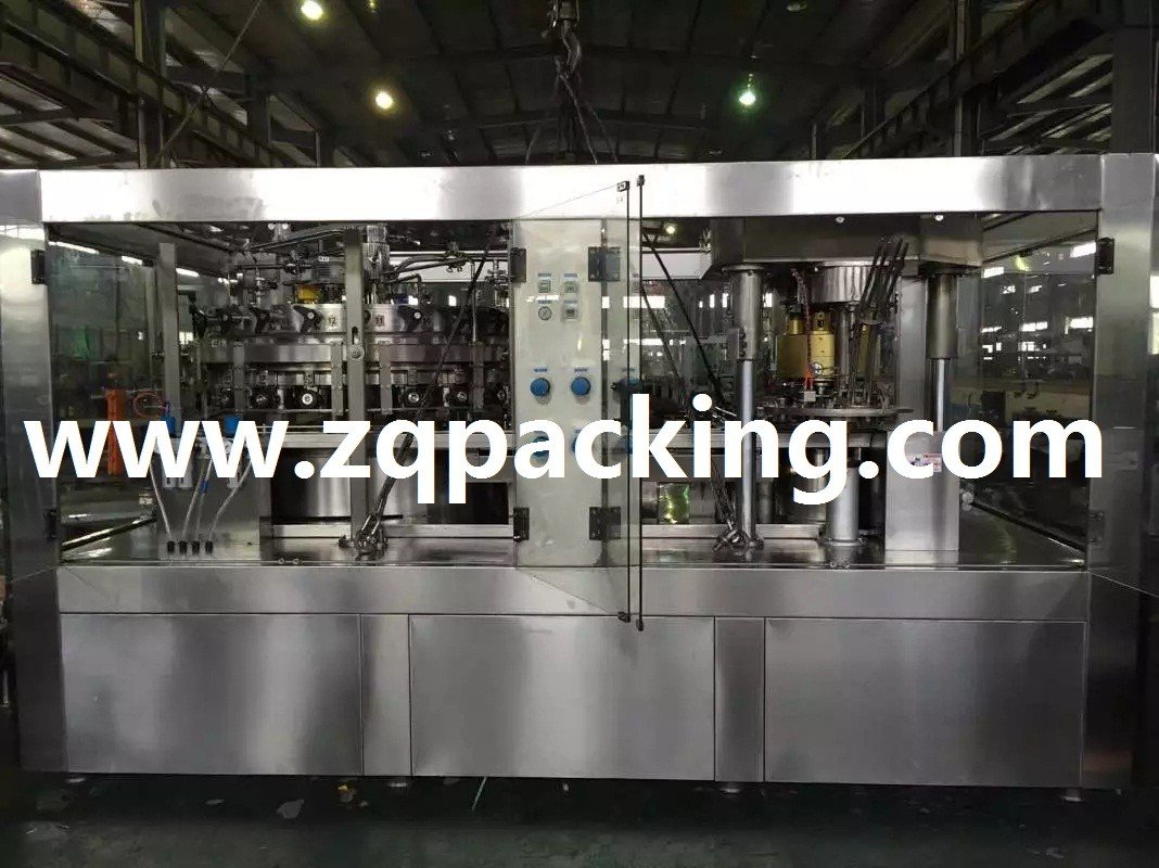 New Design Monobloc fizzy drink canning plant/Bubble Water Filling Machine with CE document