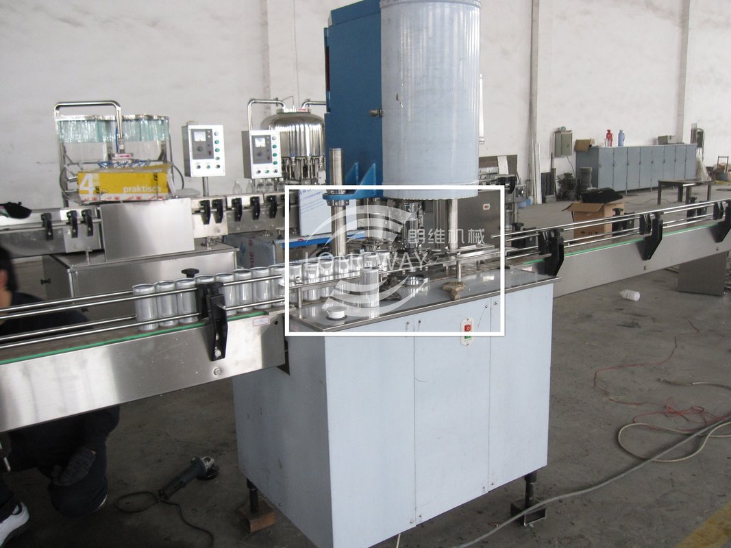 Fully Automatic 250ml aluminum can filling machine 2 in 1 filling machine canning machine