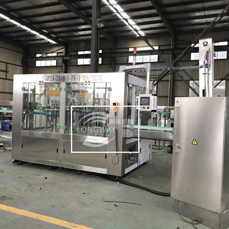 Thailand Customized Monolithic Clear Water Filling Machine  Mineral water plastic bottling machine /Washer filler capper