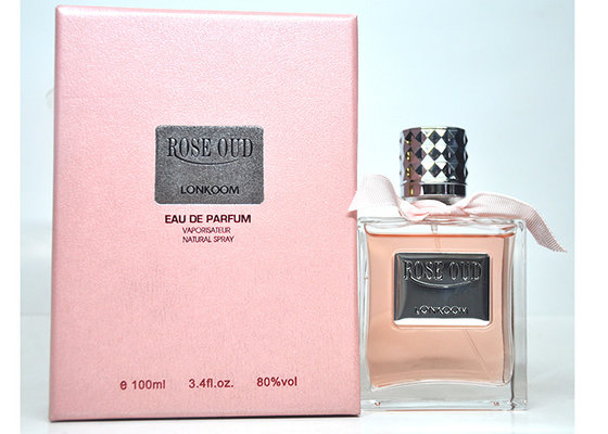 Good Smell Rose Oud Perfume , Pink Rose Oud Fragrance Gift Box