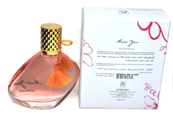100ml Perfume Miss You Lonkoom , Fruity Floral Fragrances Pink Color