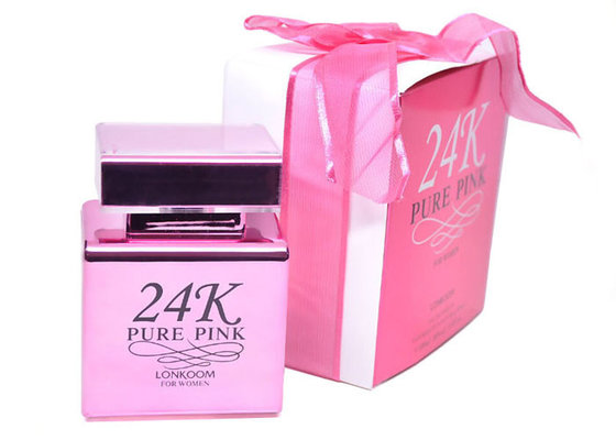 24k Lonkoom Eau De Parfum Natural Spray Perfume For Lady Pure Pink 100Ml