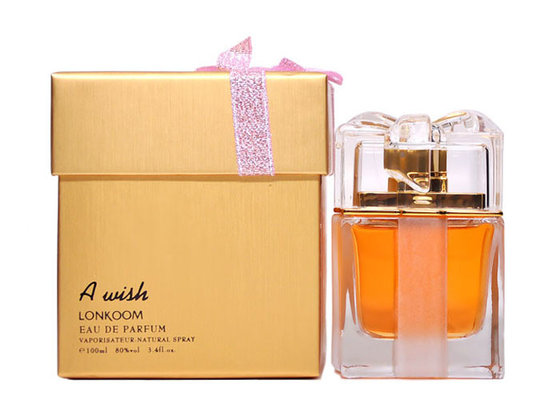 Perfume A Wish Lonkoom , Fruity Floral Perfumes For Ladies Gold Color