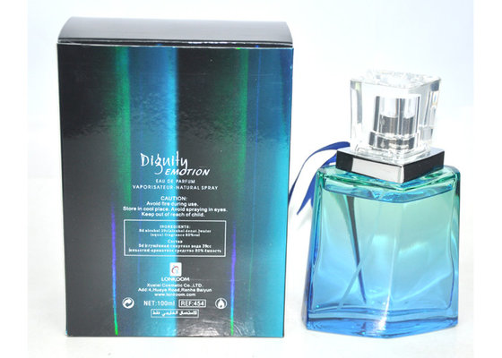 Lonkoom Popular Male Perfumes Dignity With Unique Glass Bottle Various Size