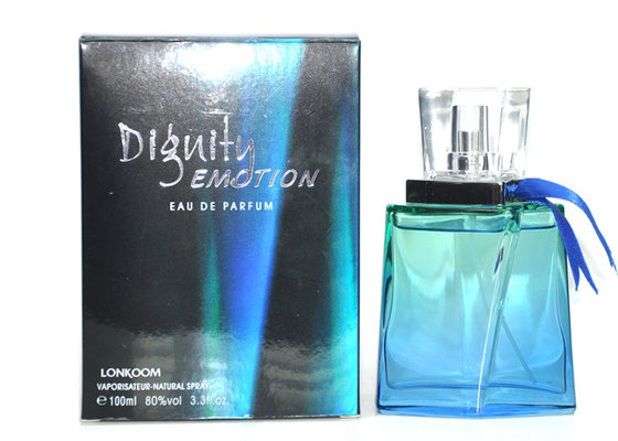 Lonkoom Popular Male Perfumes Dignity With Unique Glass Bottle Various Size