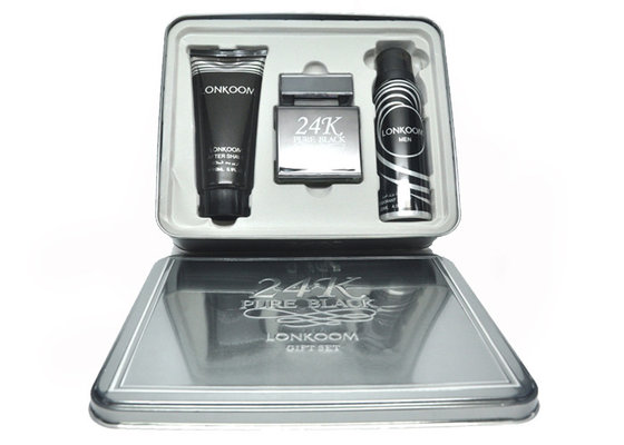 3 Pcs In One 24K Pure Mens Perfume Gift Sets OEM / ODM Acceptable
