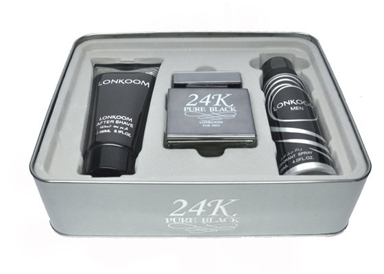 3 Pcs In One 24K Pure Mens Perfume Gift Sets OEM / ODM Acceptable