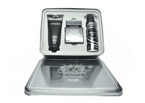 3 Pcs In One 24K Pure Mens Perfume Gift Sets OEM / ODM Acceptable