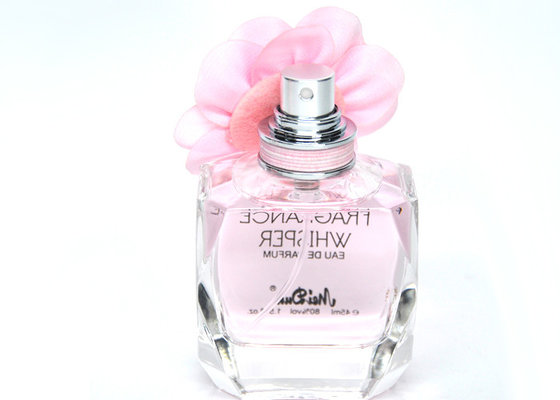 Glass Bottle Floral Scent Perfume , Eau De Toilette Perfume For Girl