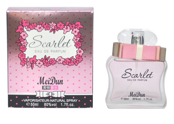 Pink Popular Perfumes For Women , Custom Fragrances For Women 50ml