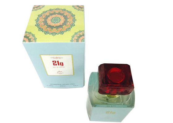 Blue Color 100ml glass bottle men eau de toilette male colonge