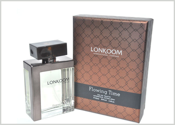 Brown Color Eau De Parfum Fragrance Flowing Time Male Perfume 1040#