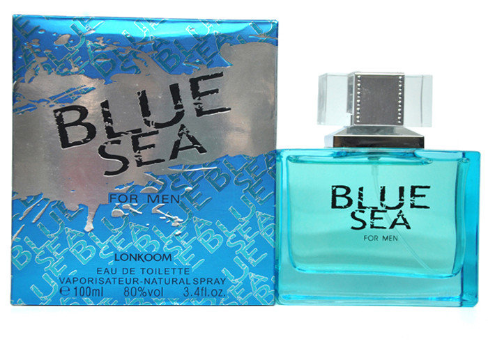 Customized Blue Sea Parfum Eau De Cologne For Women Various Sizes