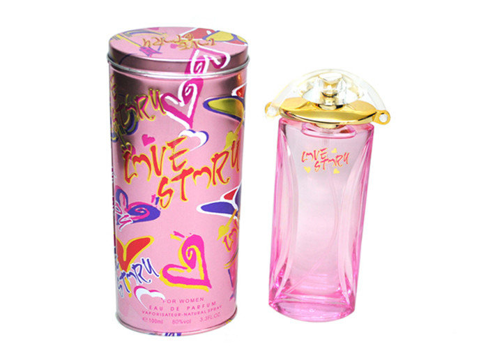 Pink Color Fragrances For Women , Love Story Parfum Skin Friendly