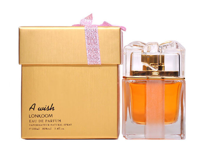 Perfume A Wish Lonkoom , Fruity Floral Perfumes For Ladies Gold Color