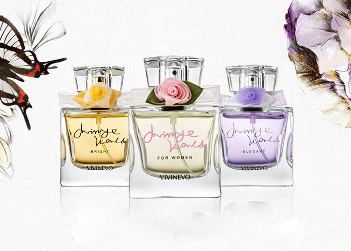 75ml Vivinevo Perfume Mirage World Perfume Rose Gold Purple / Yellow Color