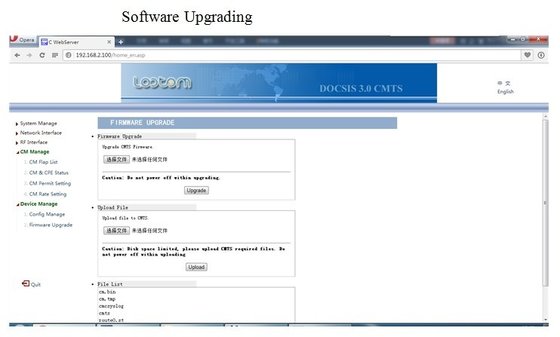 Software Upgrading Network Management Software , Traditional CMTS Supervisory Control Subsystem