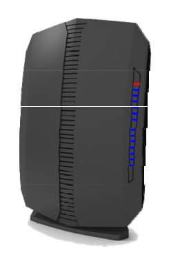 DOCSIS / EuroDOCSIS 3.0 Wireless Gateway Cable Modem with 4 GE Ports GDCM300-4GEW