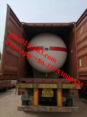 40FT Container Size White Cambodia 30,000Liters LPG Tank Carbon Steel Made Storage Tank for LPG