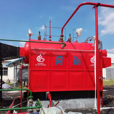 BIomass Wood Fuel Fixed Grate Stoker Steam Boiler with 1 Ton