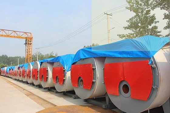 China 2ton gas fuel steam boiler, 1.25MPa gas boiler price for palm oil factory