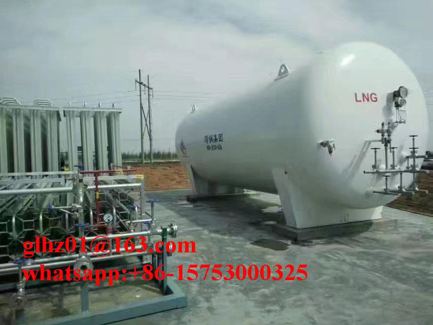 30M3 Horizontal Vacuum Insulation Stainless Steel Made LNG Tank Made in China