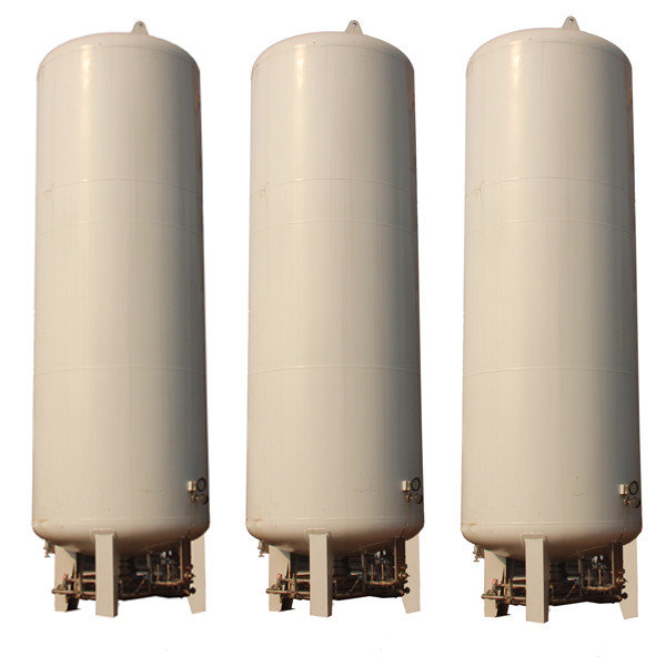 30,000L CO2 Tank, Vertical Low Temperature CO2 Tank with White Color