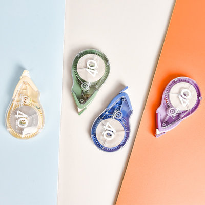 New Arrival Drop-resistant Plastic Whiteout Correction Tape Large Capacity 40m Length Correction Tape Rolls